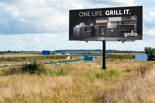 Grillo Billboard Adverts Give Motorway Drivers A Lift! | Grillo Outdoor ...