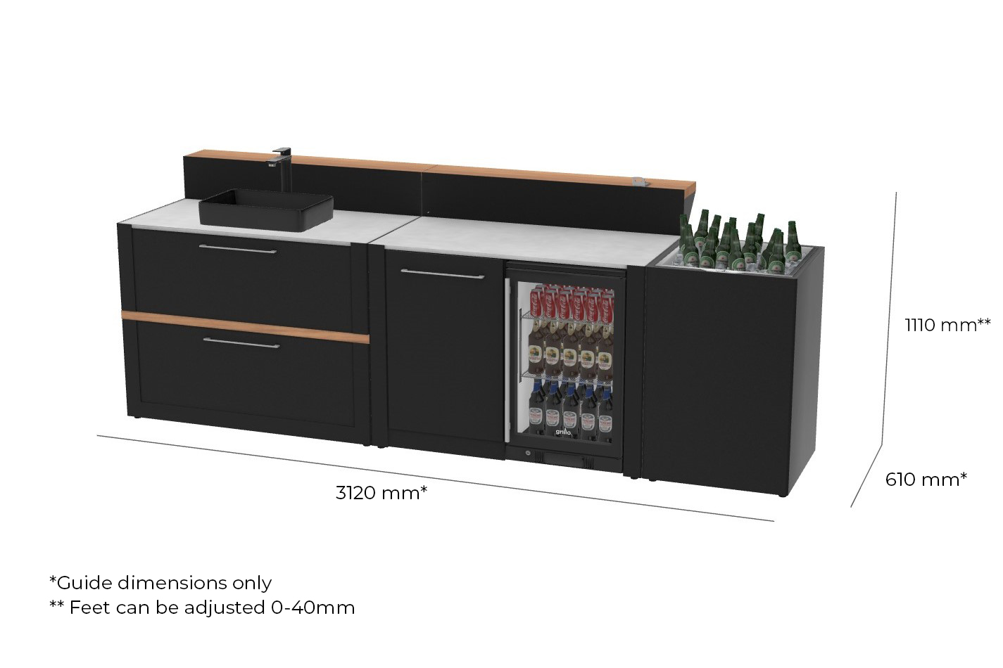 Layout S0660 | Grillo Outdoor Kitchens AU